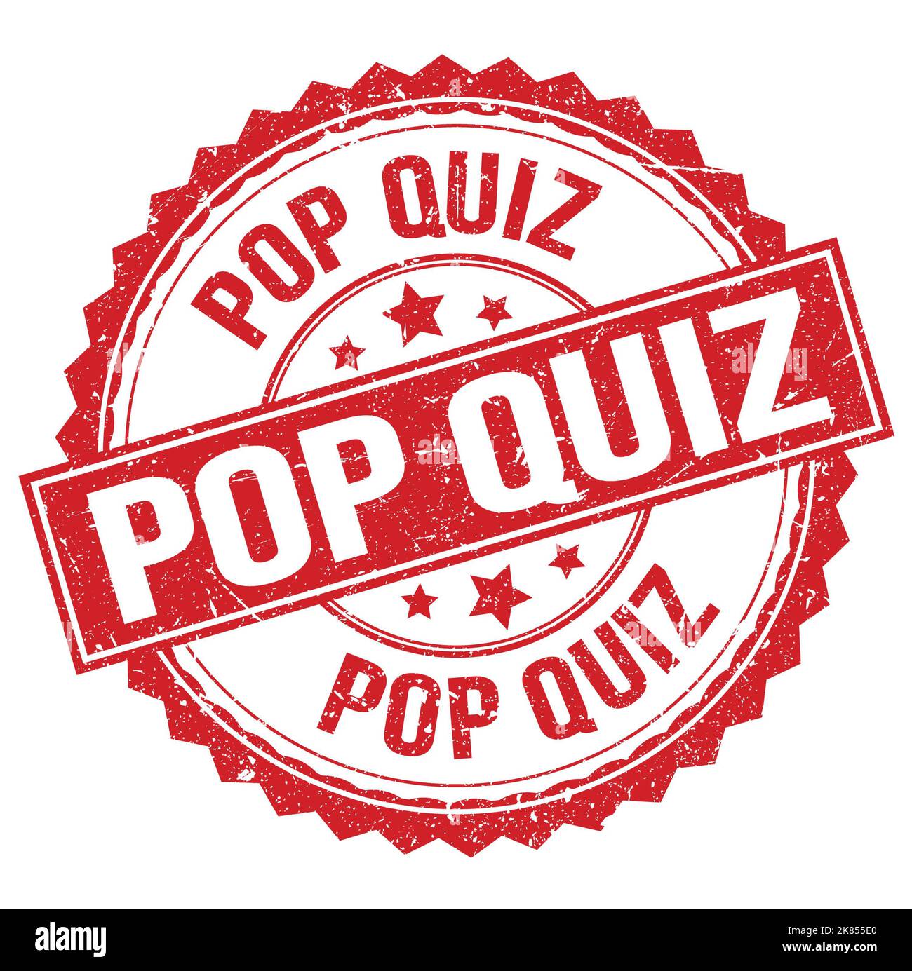 Pop quiz text written hi-res stock photography and images - Alamy