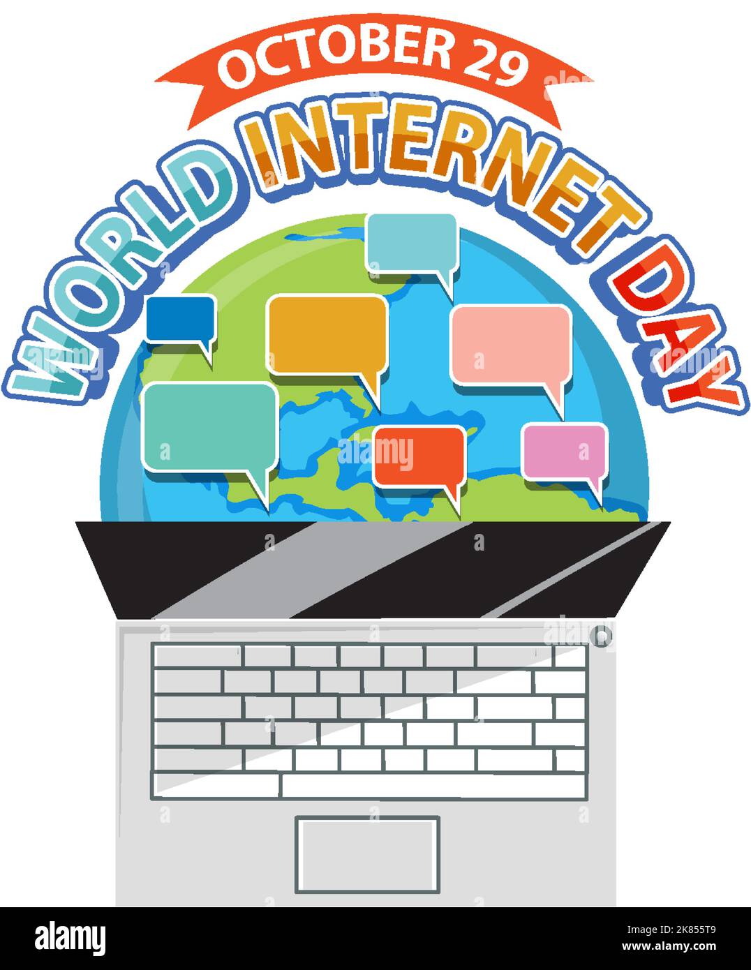 World Internet Day Banner Design illustration Stock Vector Image & Art ...