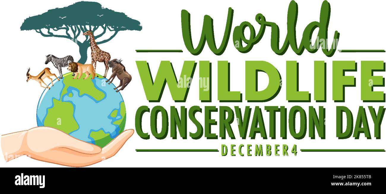 World Wildlife Conservation Day Poster Template illustration Stock ...