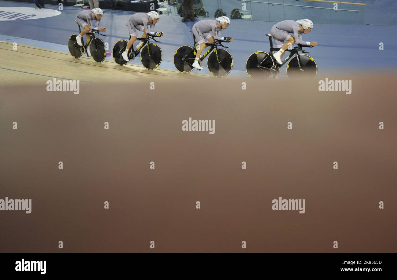 Australia's Jack Bobridge, Rohan Dennis, Alexander Edmondson and ...