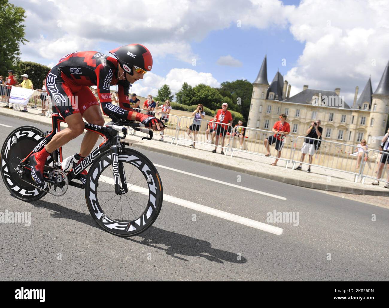 BMC Racing's Karsten Kroon in action during stage 19 Stock Photo - Alamy