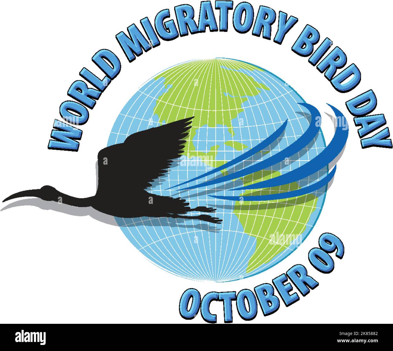 World Migratory Bird Day Banner Design illustration Stock Vector Image ...