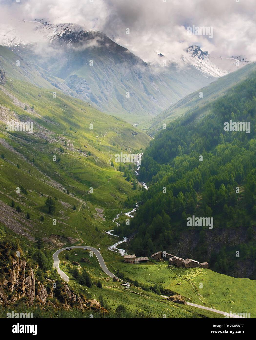 Colle Dell'Agnello, Italy France , Italian side, 2774m as published in ...