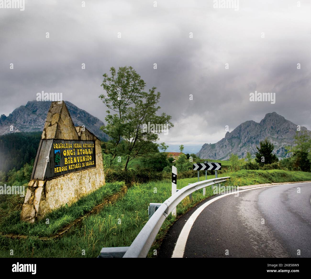 Puerto de Urkiola, Spain as published in the book Mountain High, The ...