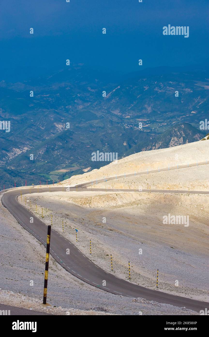 Mont Ventoux, france as published in the book Mountain High, The ...