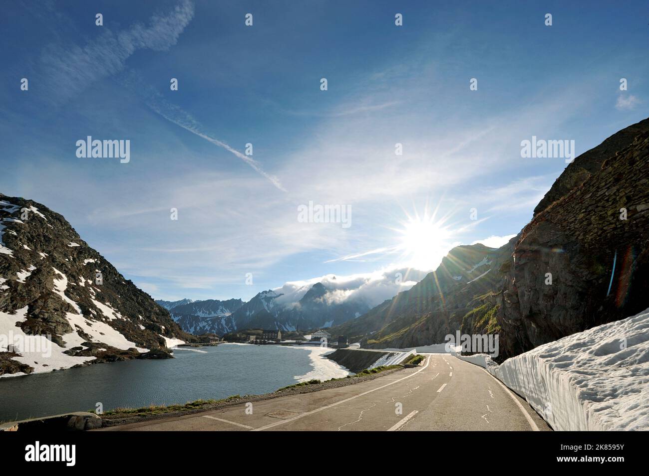 Col du Grand st Bernard, Italy/Switzerland as published in the book ...