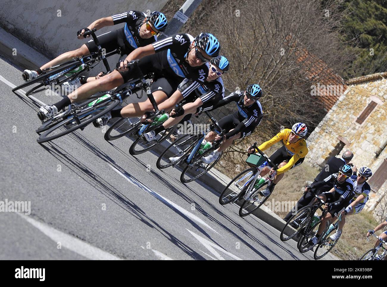 Danny Pate, Christian Knees, Richie Porte, Geraint Thomas, Rigoberto ...