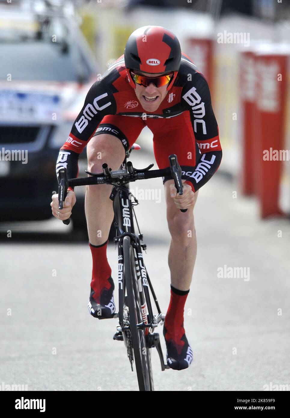Paris Nice, Col D'Eze final day Time trial, Brent Bookwalter Team BMC ...