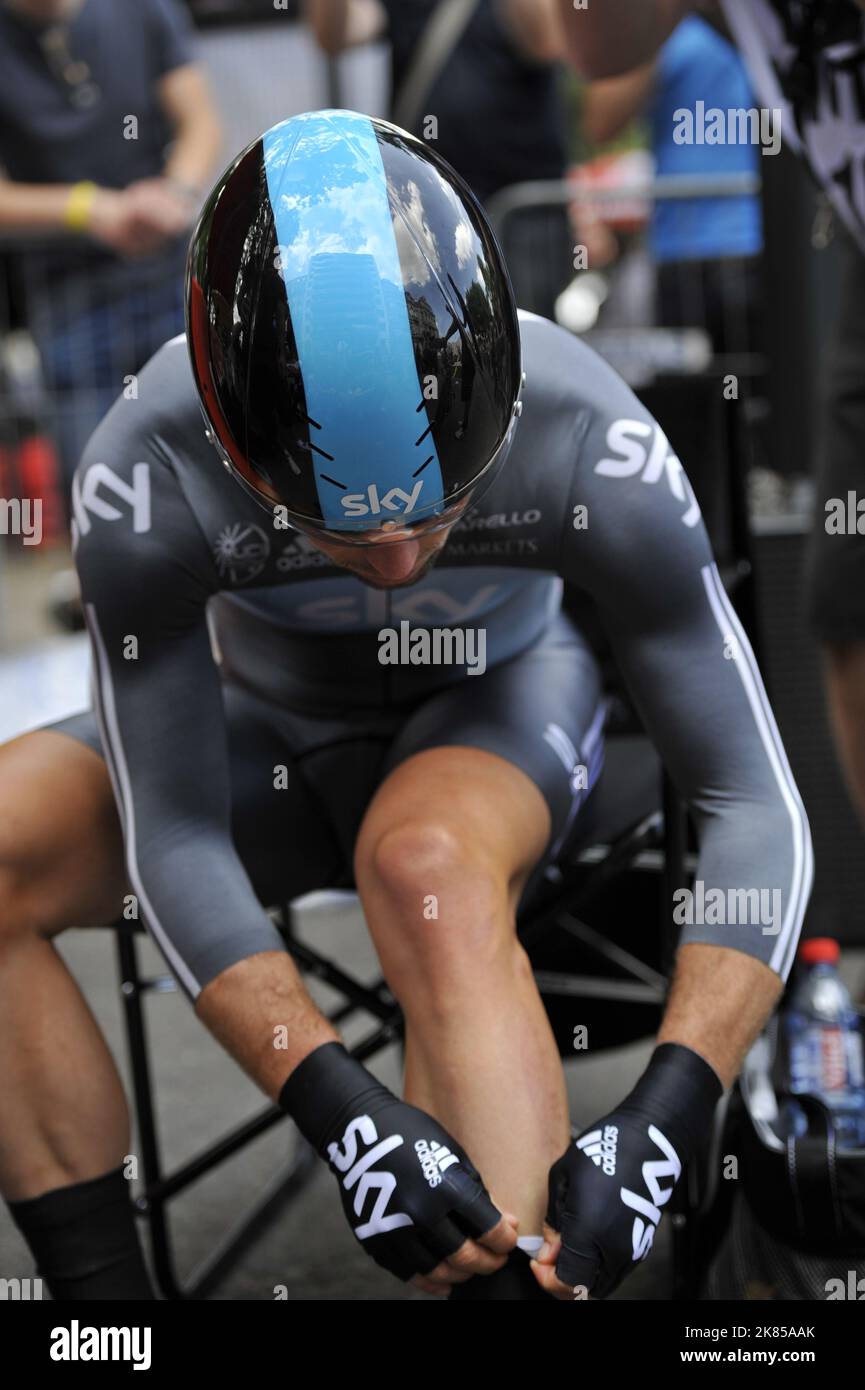 Mark Cavendish of team Sky Procycling before the start Stock Photo - Alamy