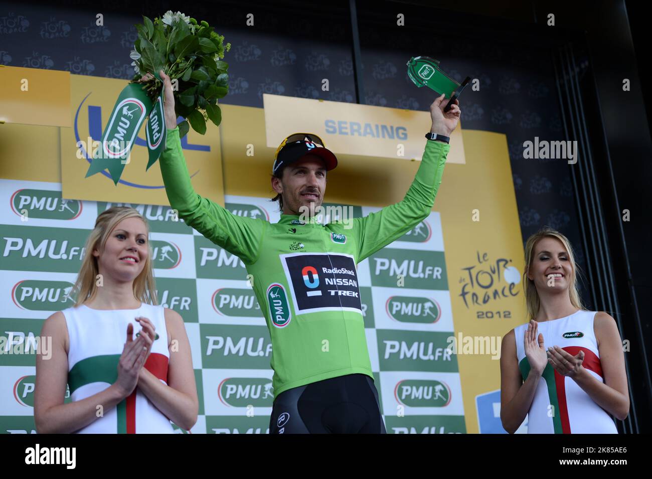 Tour de France Stage 1 Liege - Seraing Belgium, Fabian Cancellara comes ...