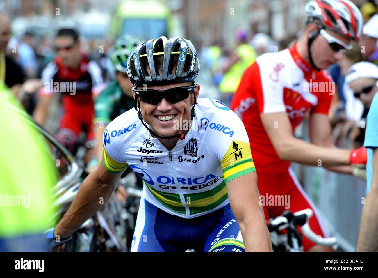 Simon Gerrans, Orica Greenedge Stock Photo - Alamy