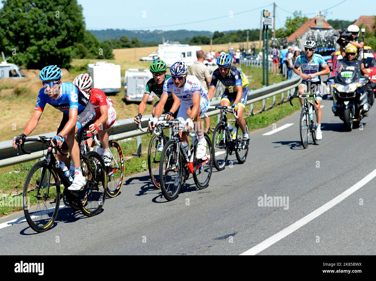 Fedrigo Pierrick from team FDJ - Bigmat wins stage 15 and is seen here ...