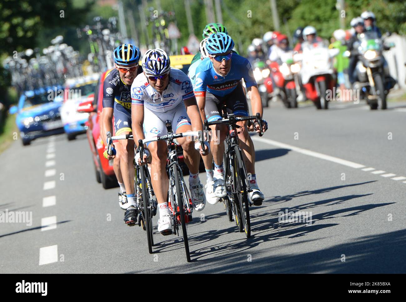 Fedrigo Pierrick from team FDJ - Bigmat wins stage 15 and is seen in ...