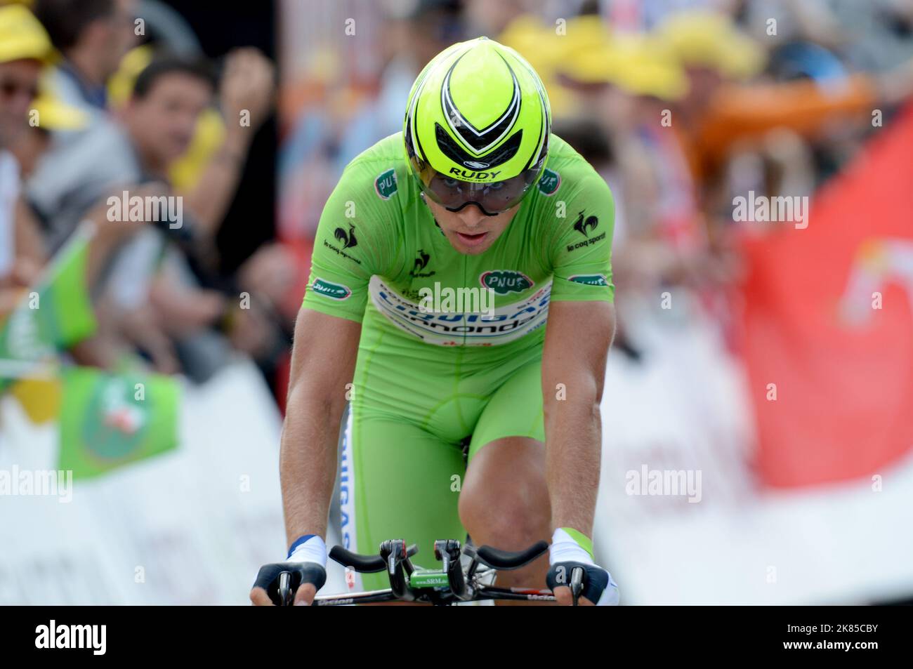Tour de France 2012, Stage 19 Bonneval to Chartres time trial. Peter ...