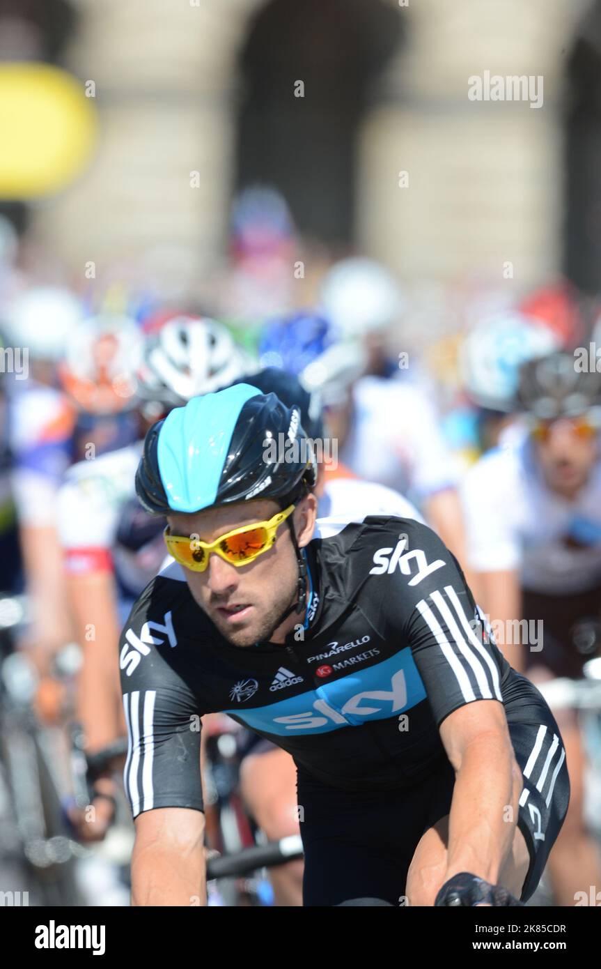 Bernhard Eisel Tour de France 2012, Stage 20, final day Paris Stock ...