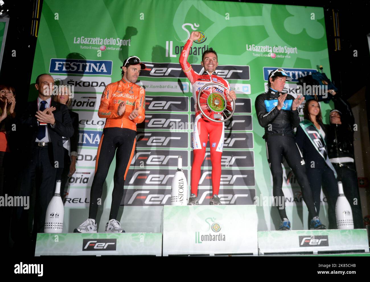 Joaquin Oliver Rodriguez of Team Katusha wins the 2012 Tour of Lombardy ...
