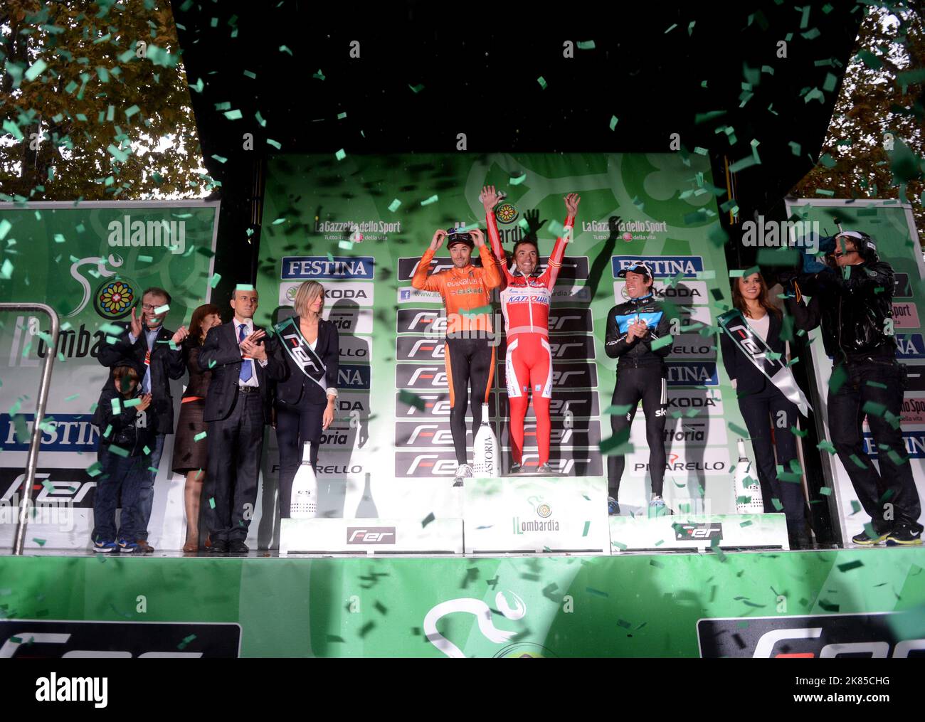 Joaquin Oliver Rodriguez of Team Katusha wins the 2012 Tour of Lombardy ...