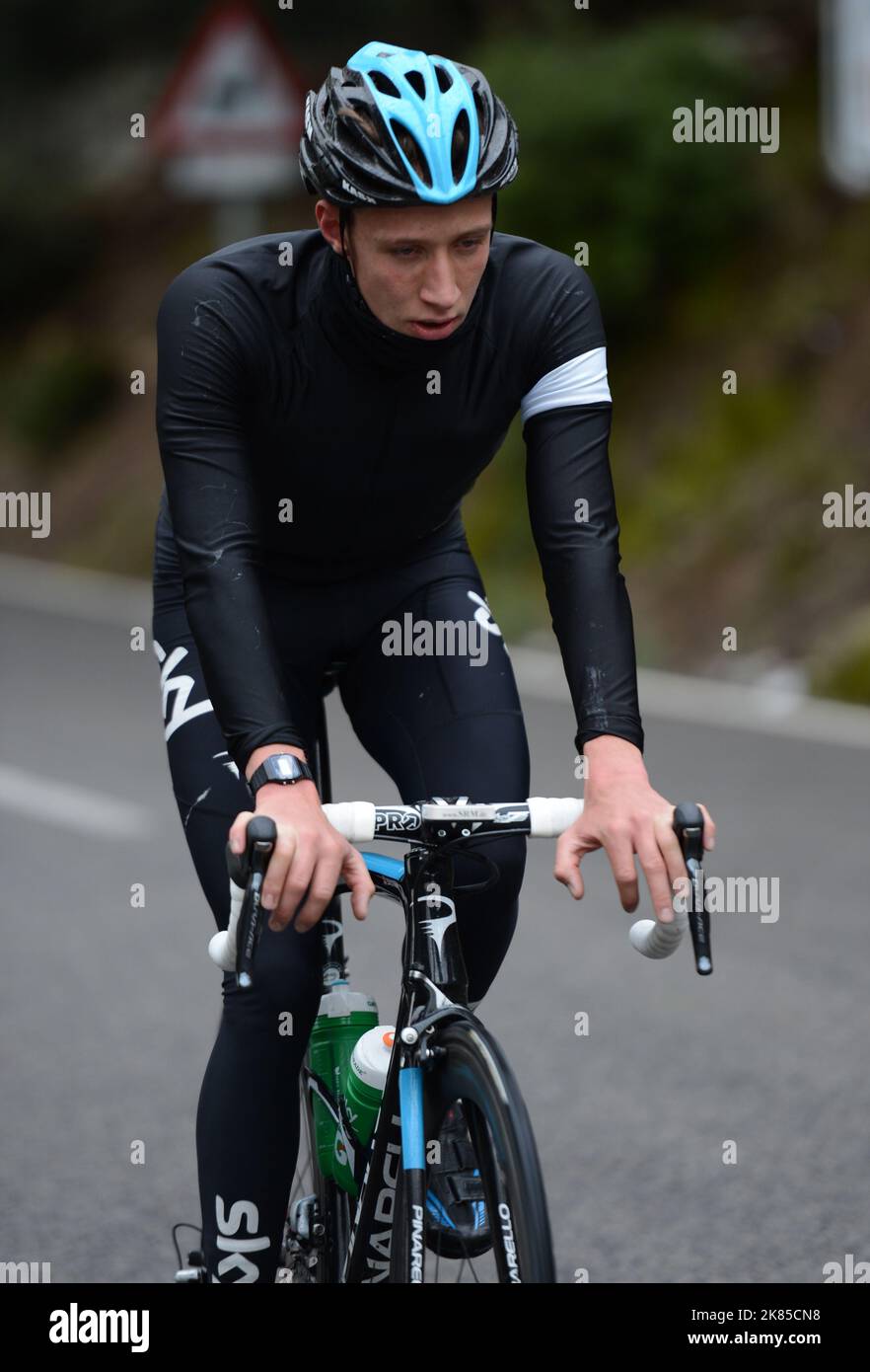 Great Britain's Josh Edmondson during a training camp near Pollenca ...