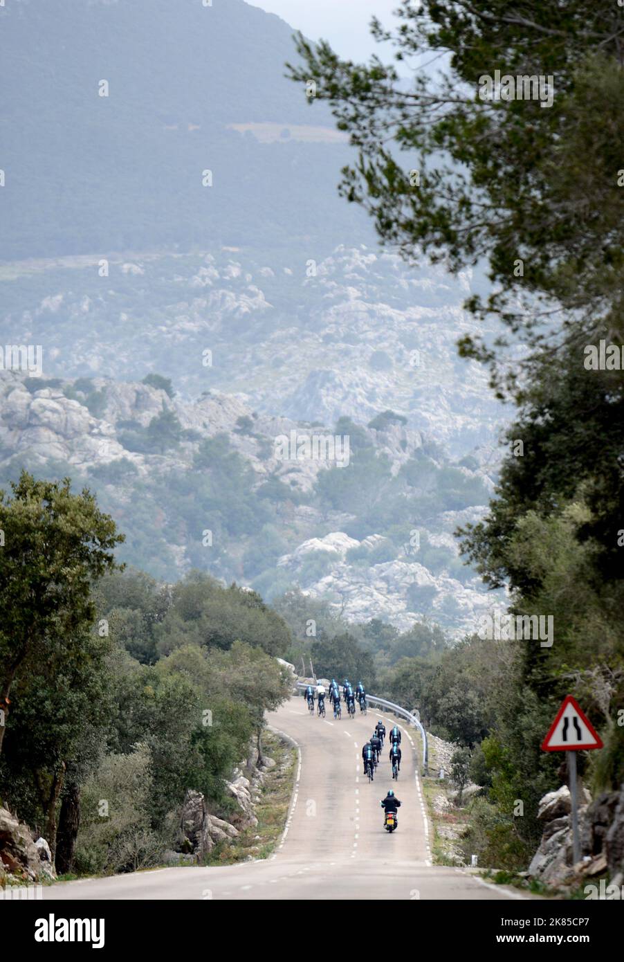 Team Sky riders Bradley Wiggins, Chris Froome, Danny Pate, Peter ...