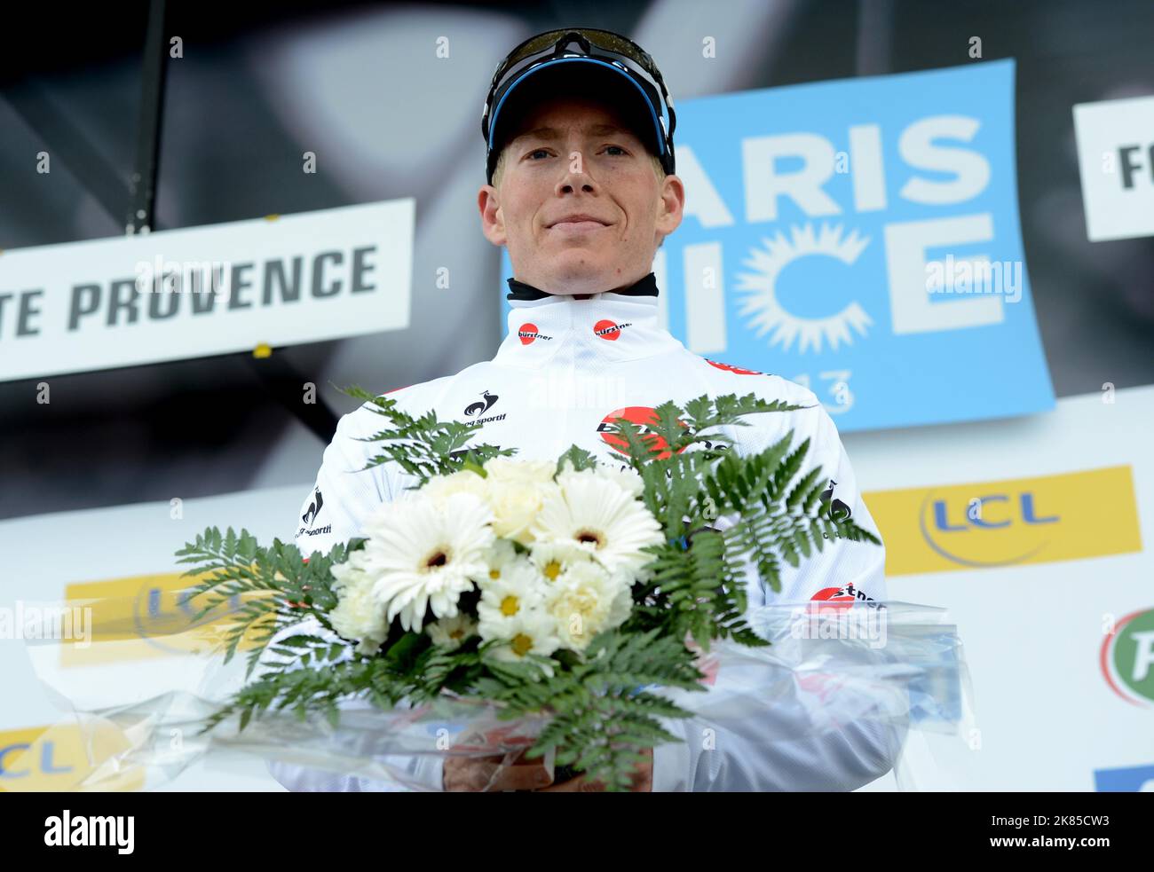 Team Garmin Sharp's Andrew Talansky takes the the white overall young ...