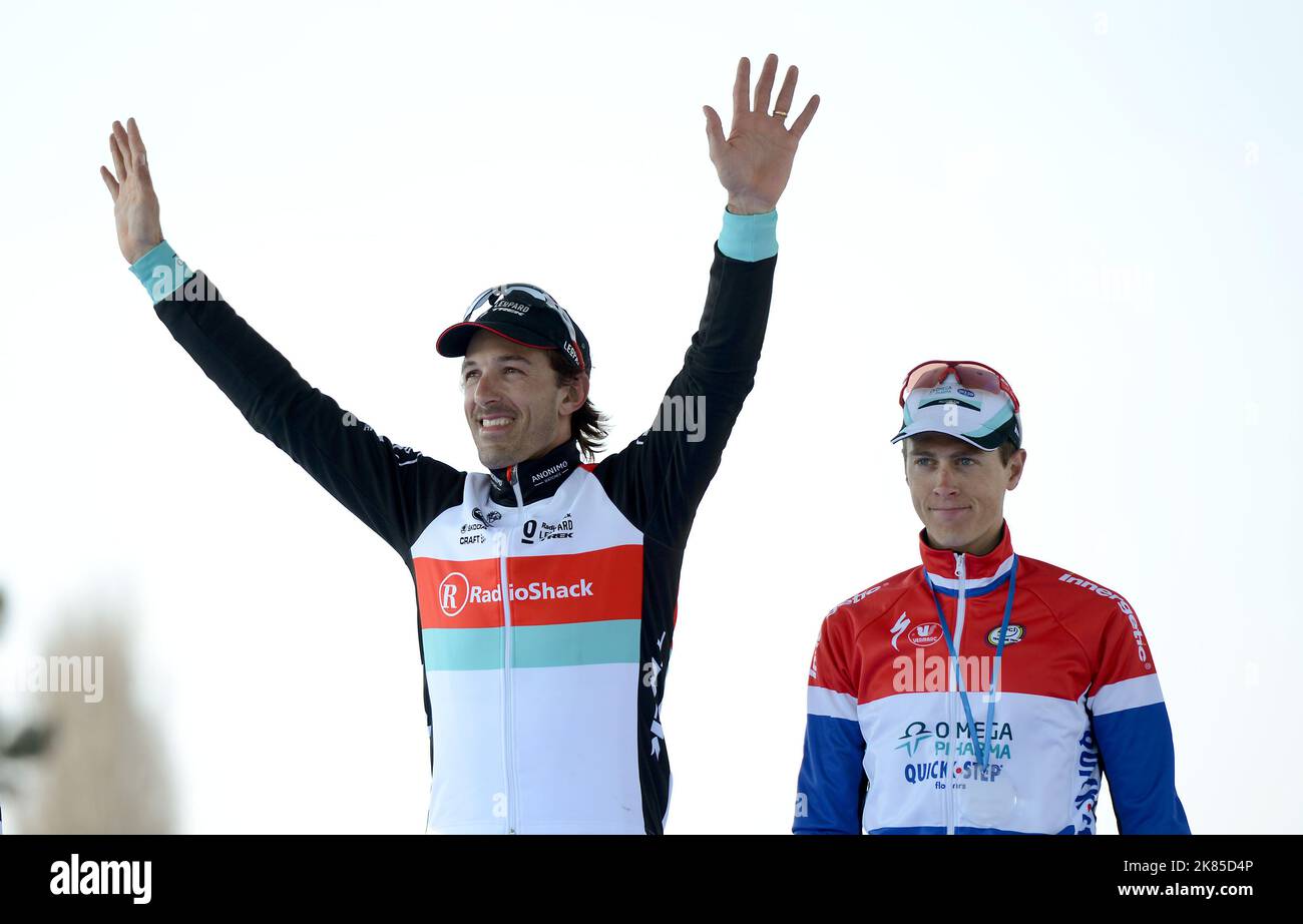 Paris roubaix podium hi-res stock photography and images - Alamy