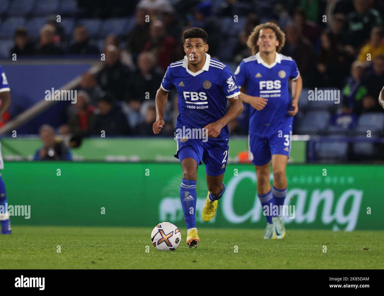 Leicester, UK. 20th Oct, 2022. James Justin (LC) at the Leicester City ...