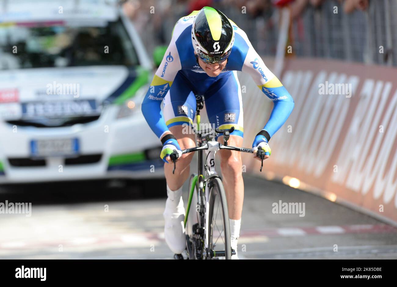 Pieter Weening (Ned) Orica-GreenEdge comes 24th. Giro D'Italia 2013 ...