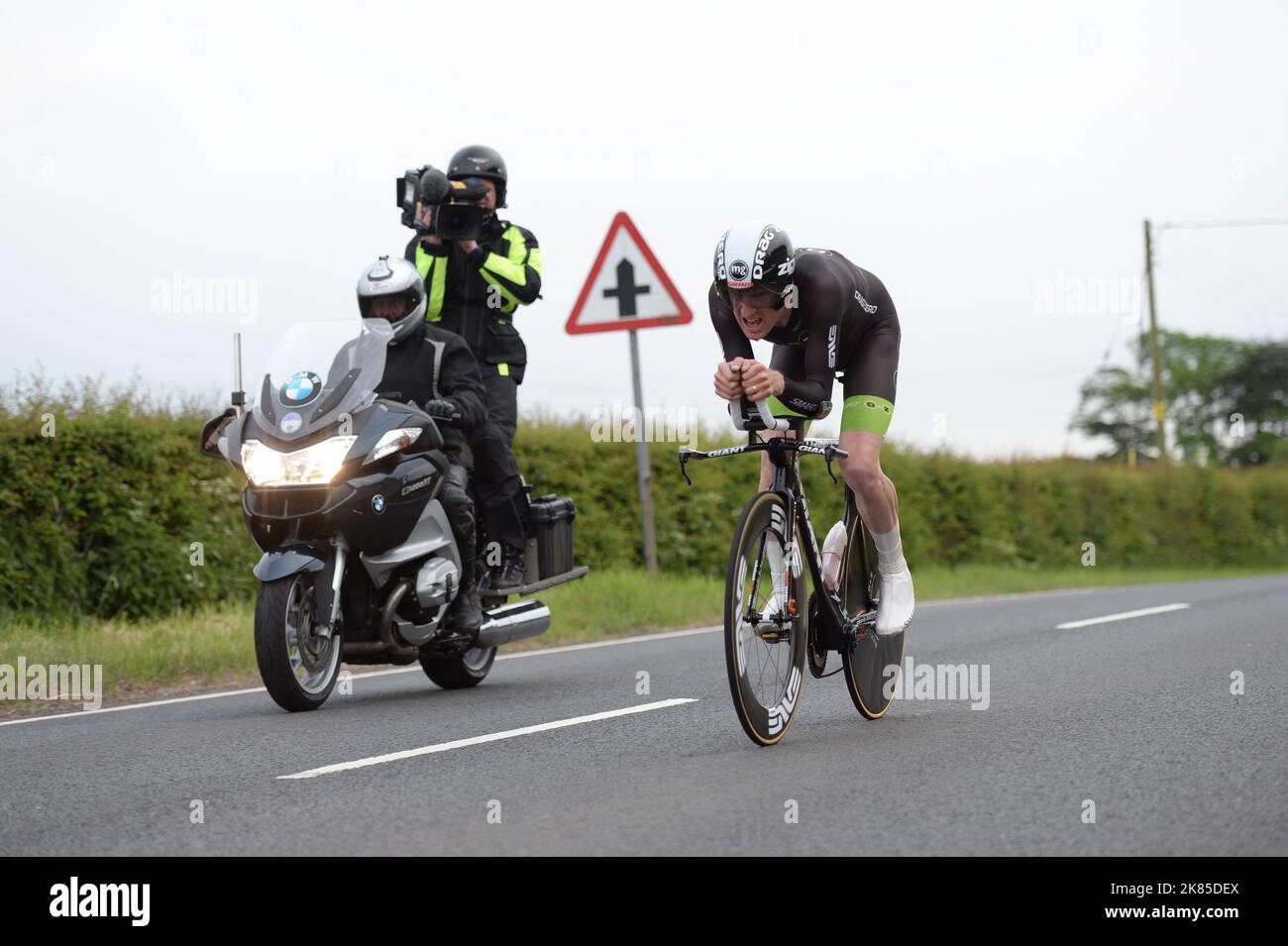 Matthew Bottrill of Team Drag2Zero during the National Time Trial ...