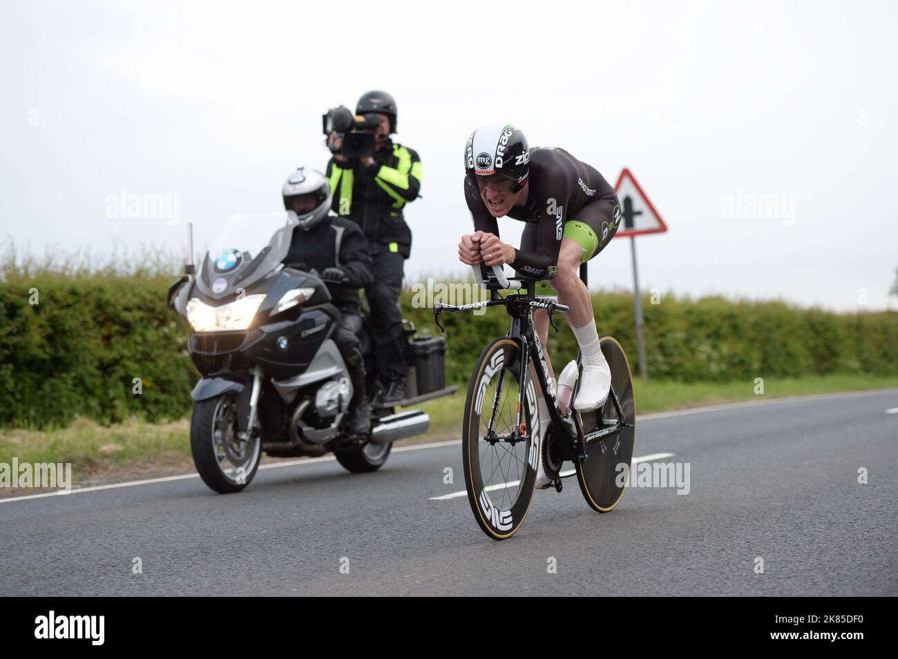 Matthew Bottrill of Team Drag2Zero during the National Time Trial ...