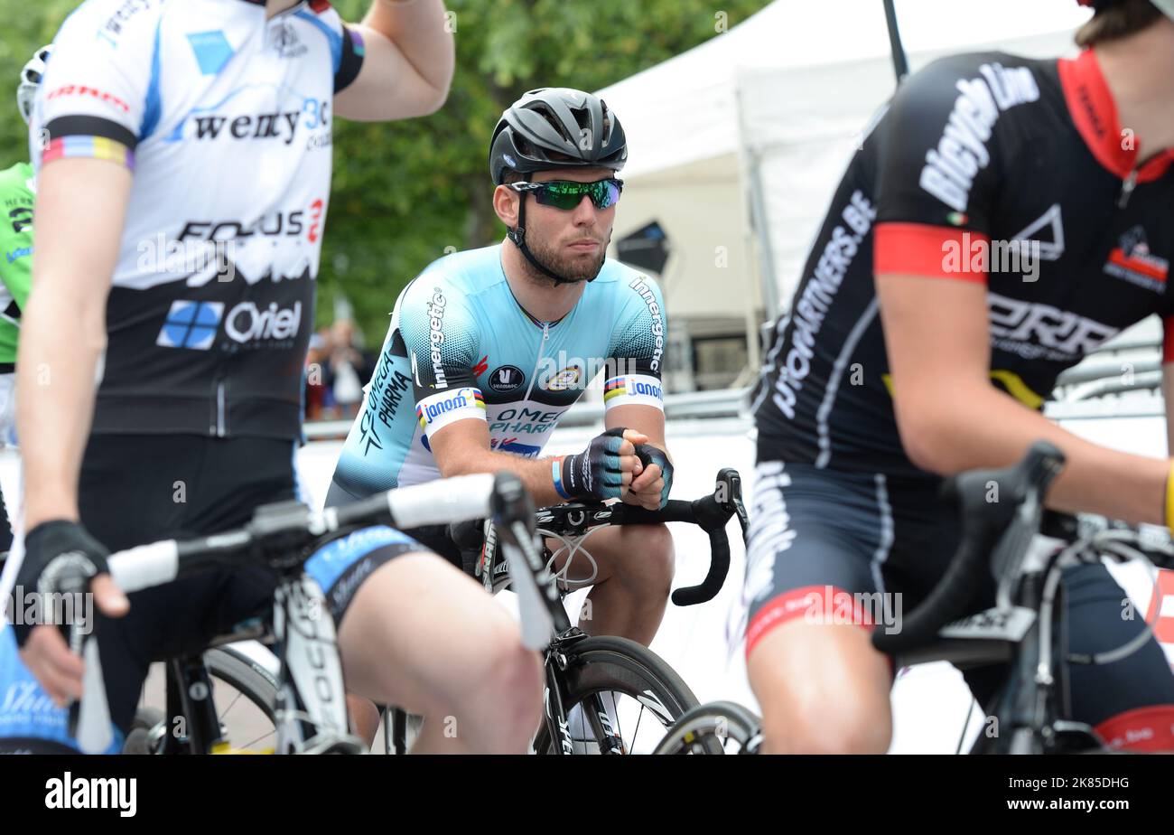 Mark Cavendish, team Omega Pharma Quickstep Stock Photo - Alamy