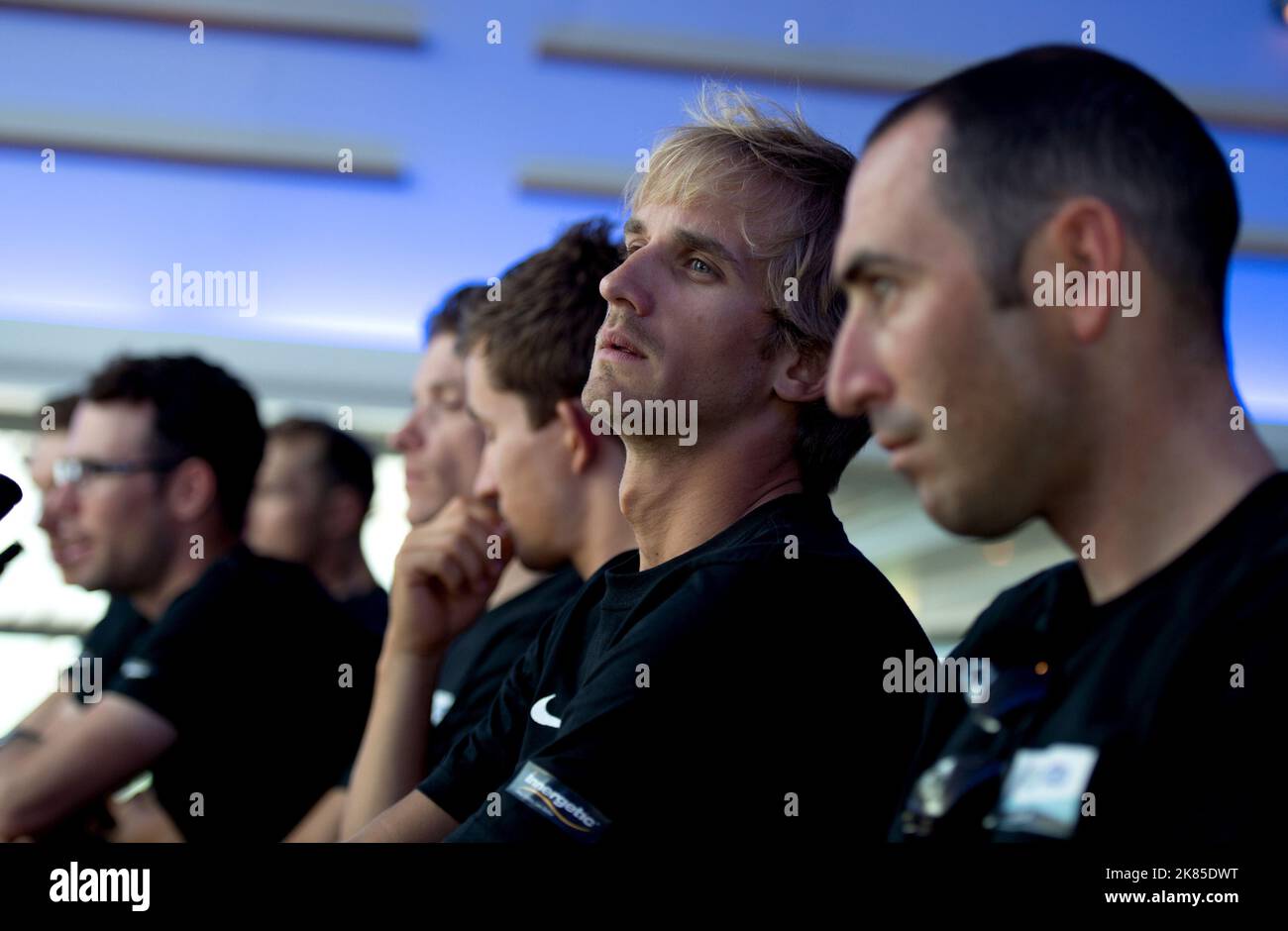 Omega Pharma Quickstep's Peter Velits Stock Photo - Alamy