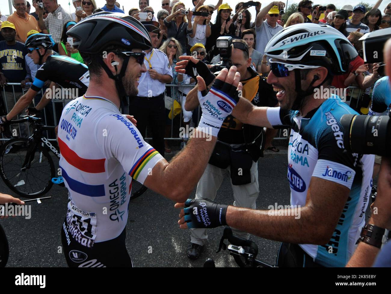 Mark Cavendish, Team Omega Pharma Quickstep wins the stage in ...