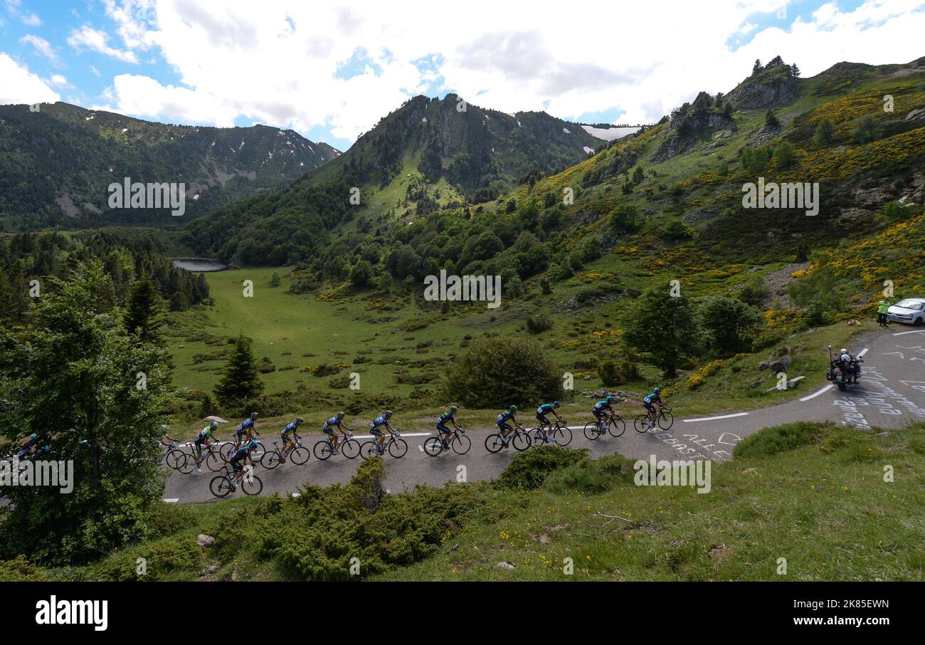 General View looking down on the Col de Pailheres. with Tema Sky's ...