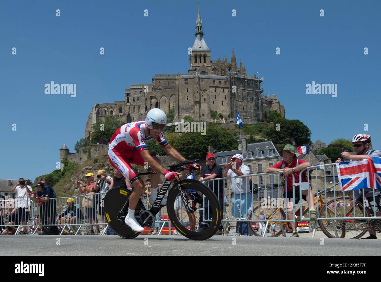 Stage 11 - Tour de France 2013 - Avranches to Mont St Michel ...
