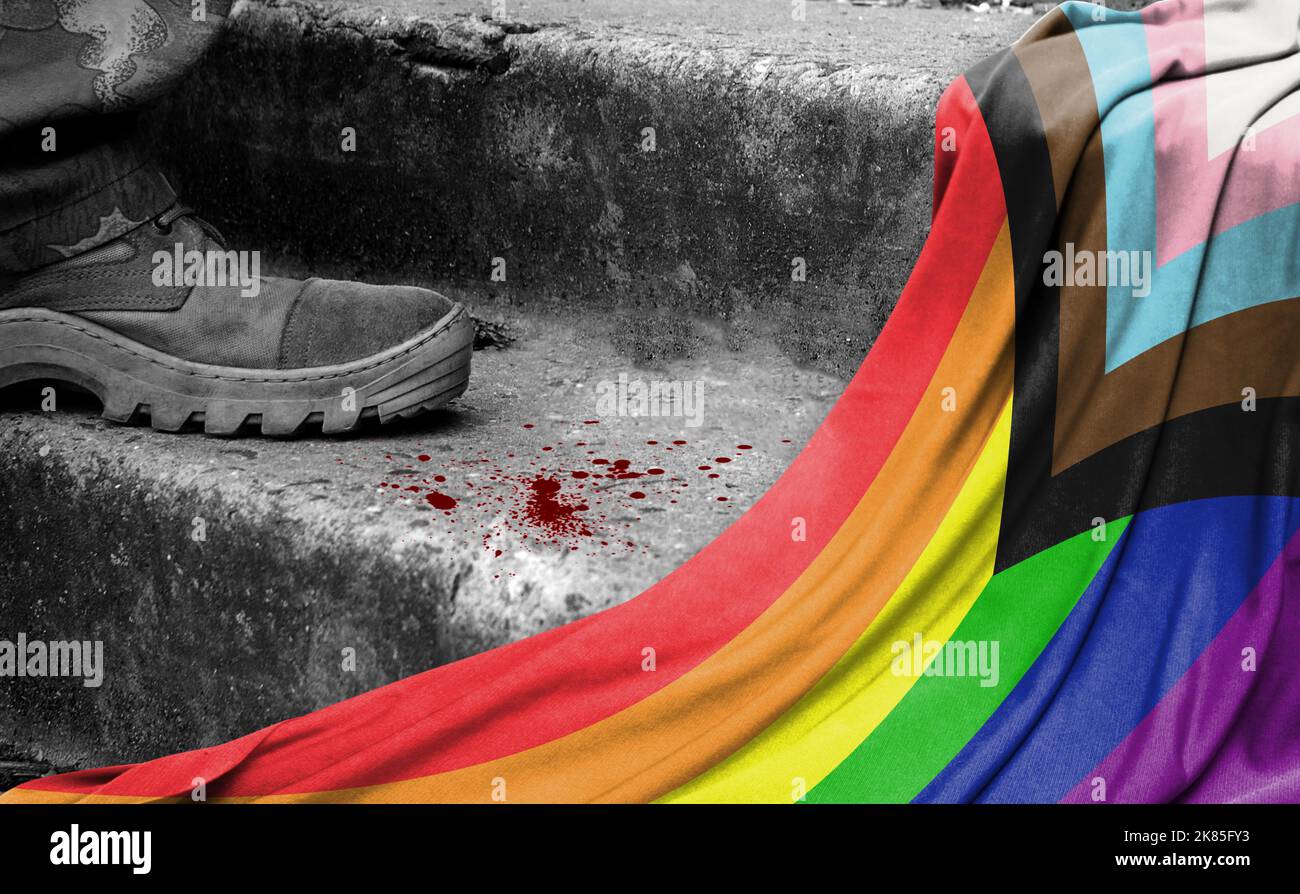 Inclusive pride flag hi-res stock photography and images - Alamy