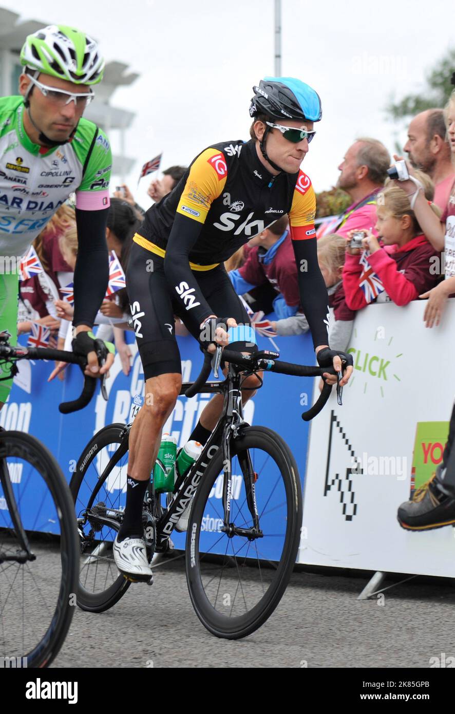 Sir Bradley Wiggins, team Sky Procycling Stock Photo - Alamy