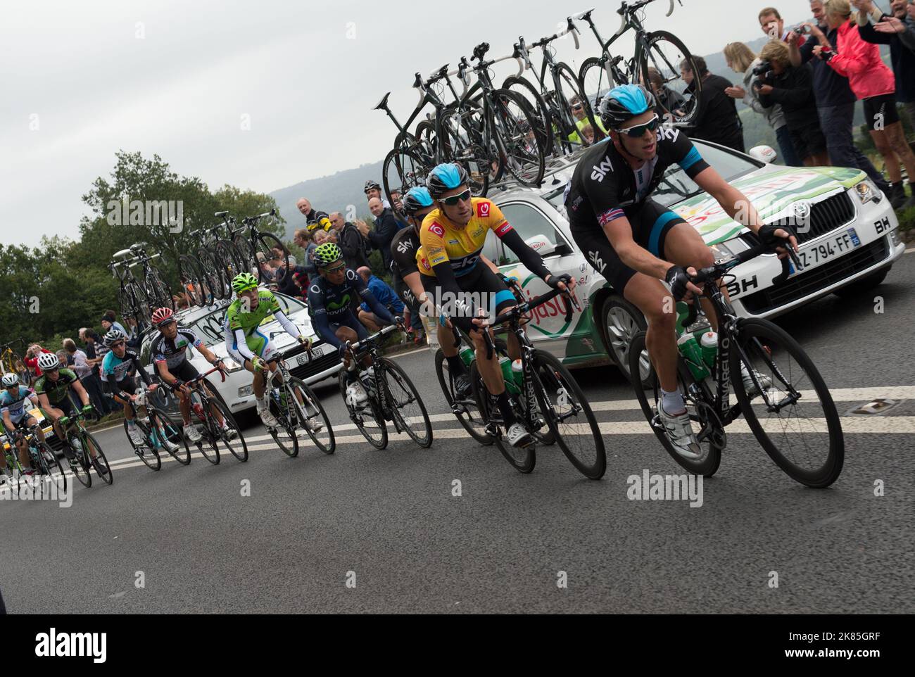 Ian Stannard and Sir Bradley Wiggins, team Sky Procycling, and Nairo ...