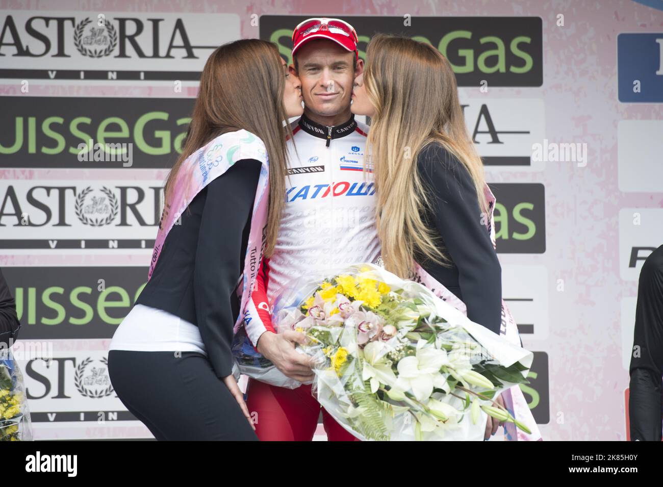 Alexander Kristoff of Katusha wins the 105th Milan-San Remo Stock Photo ...