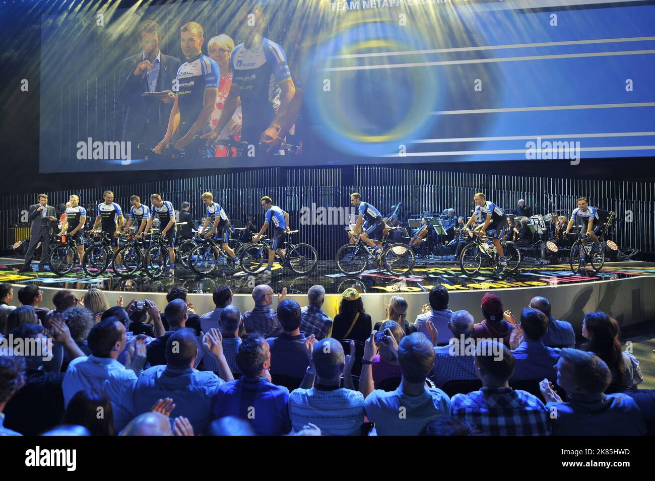 Tour de France 2014. The Opening ceremony in Leeds, UK Team Net App ...