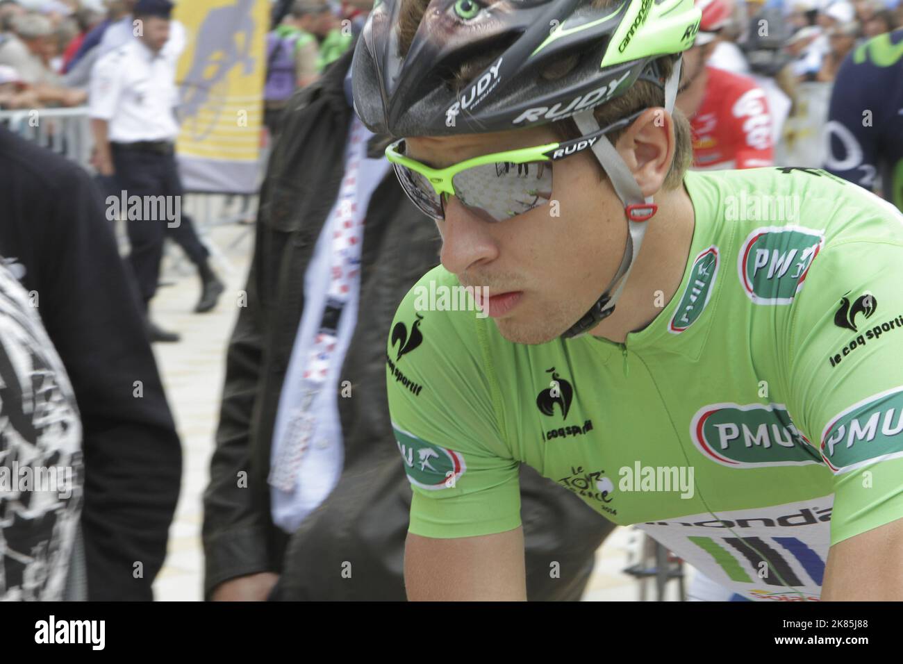 Peter Sagan team Cannondale at the start of the race Stock Photo - Alamy