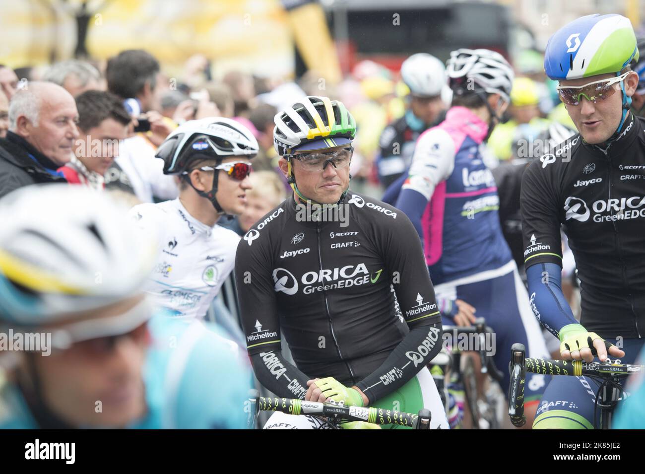 Orica GreenEdge's Simon Gerrans Stock Photo - Alamy