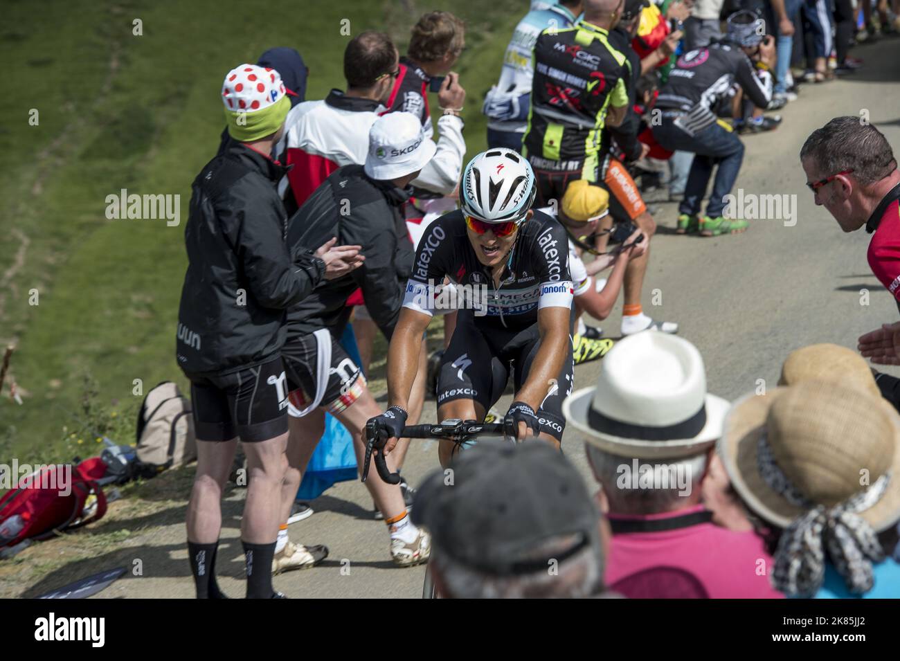 Omega Pharma Quickstep's Michal Kwiatowski Stock Photo - Alamy