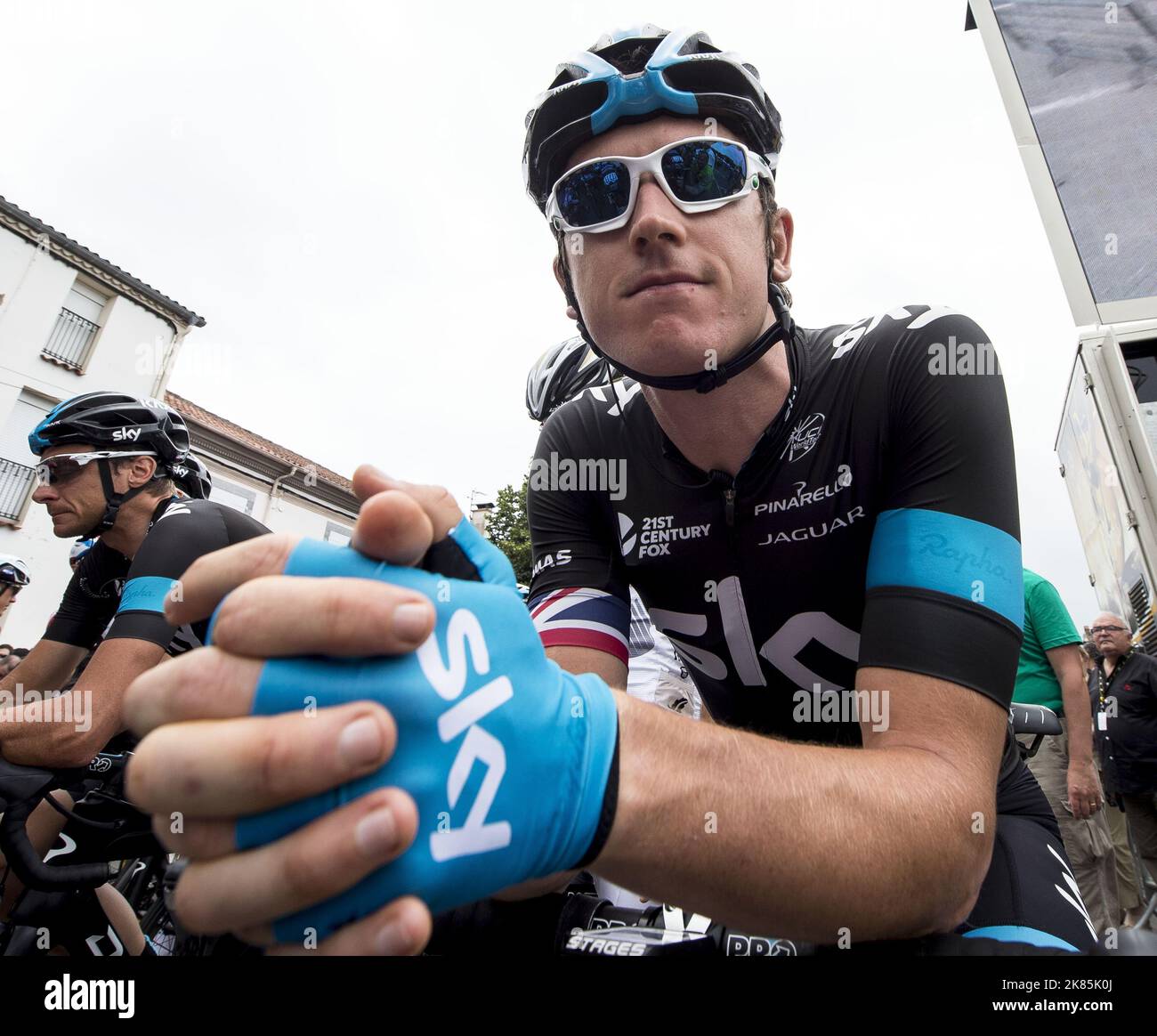 Geraint Thomas team Sky the last remaining British rider in the Tour de ...