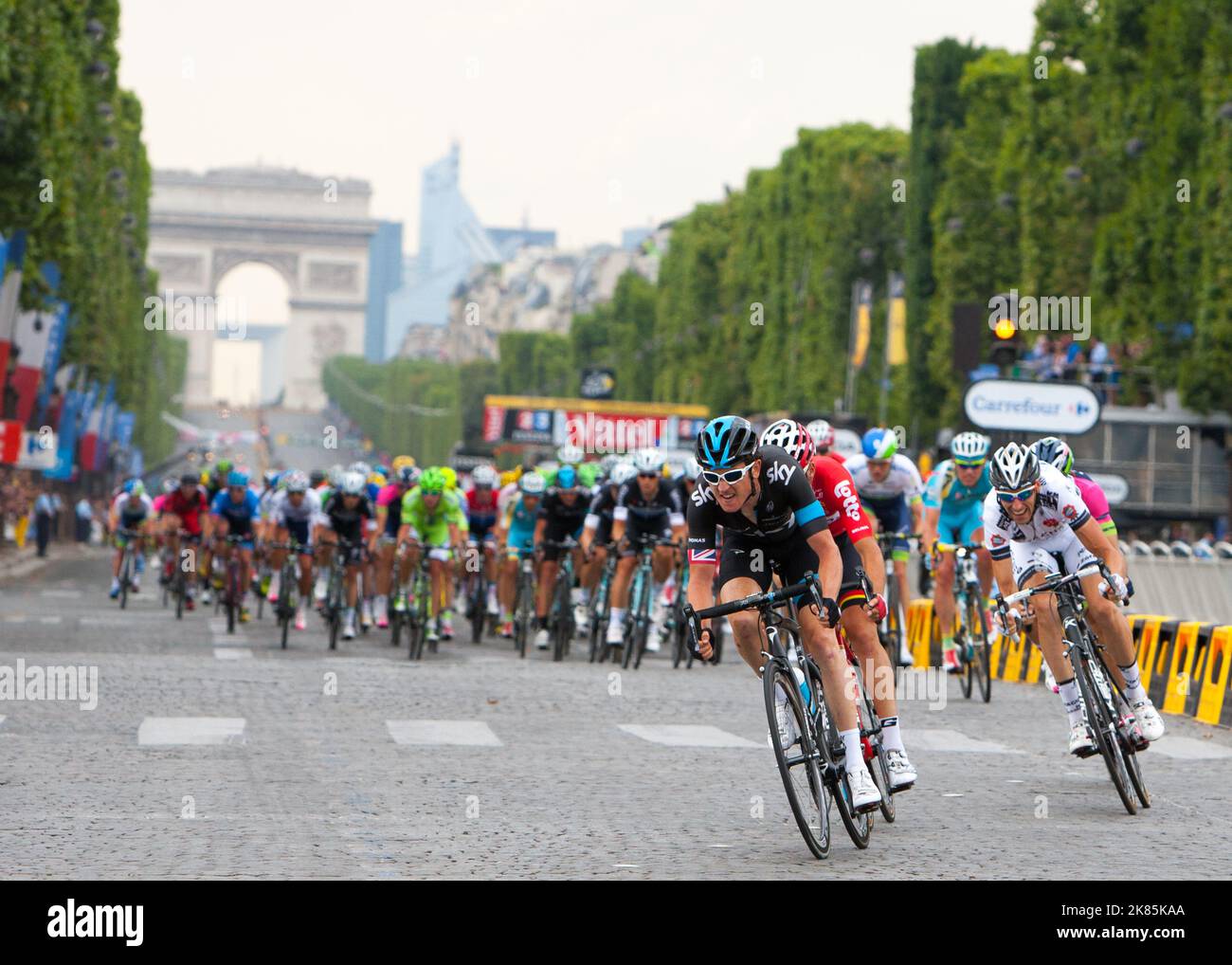 Stage 21 Tour De France Evry - Paris Champs Elyesse - Geraint Thomas ...