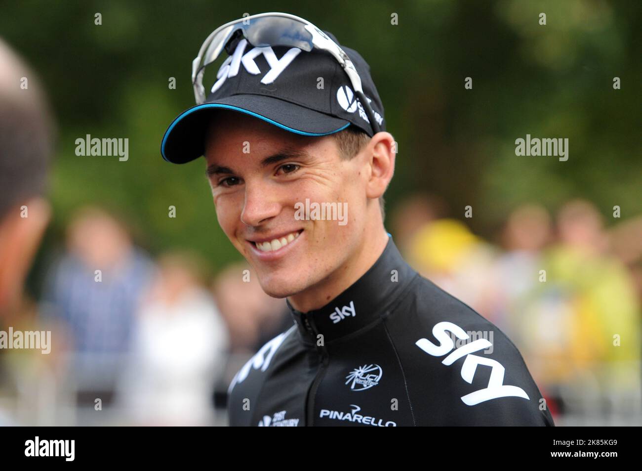 Team Sky's Ben Swift Stock Photo - Alamy