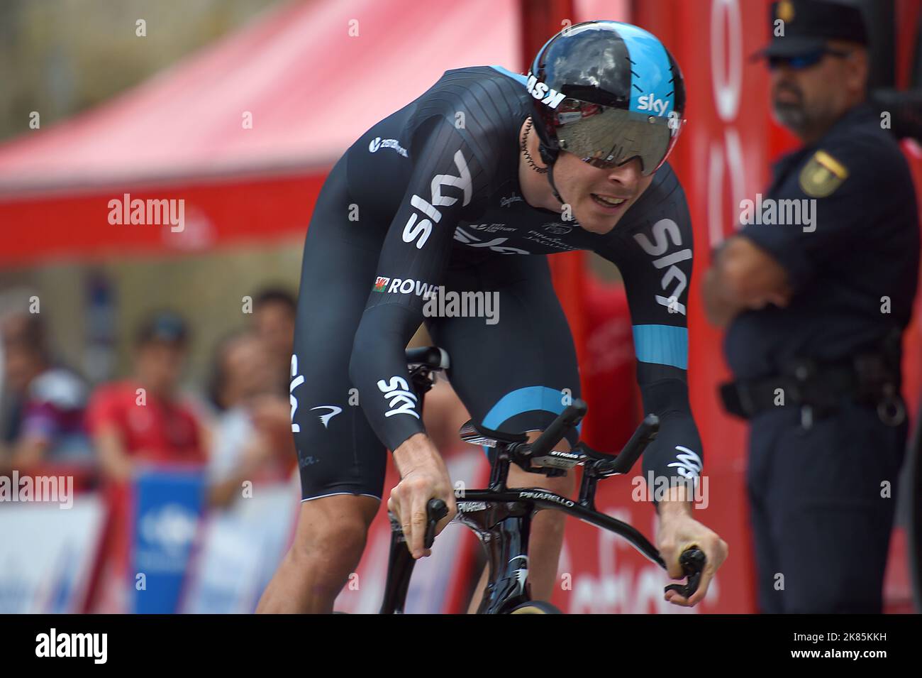 Team Sky's Luke Sharp during the race Stock Photo - Alamy