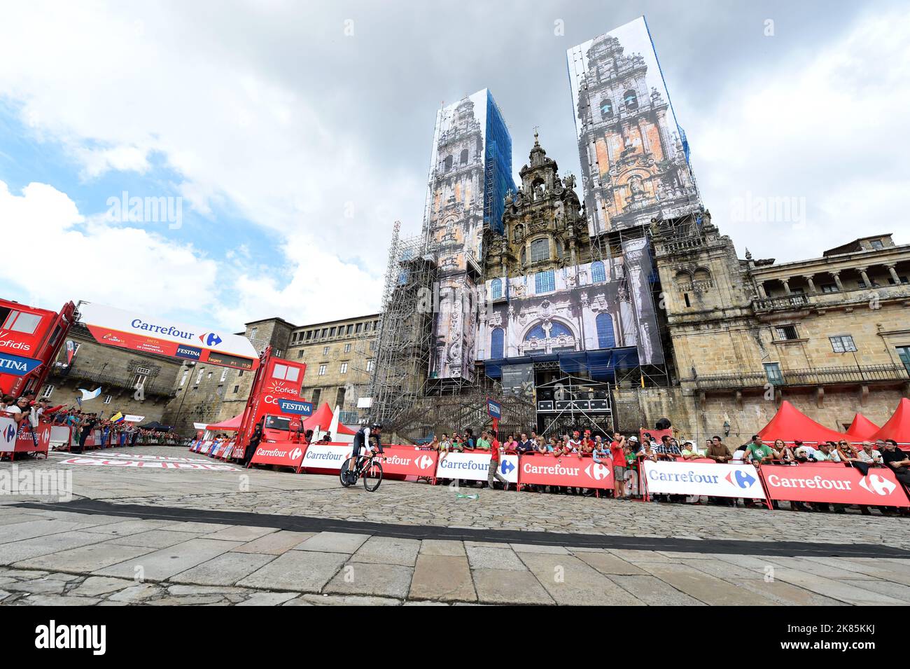 Team Trek Factory Racing's Jesse Sergent during the race Stock Photo ...