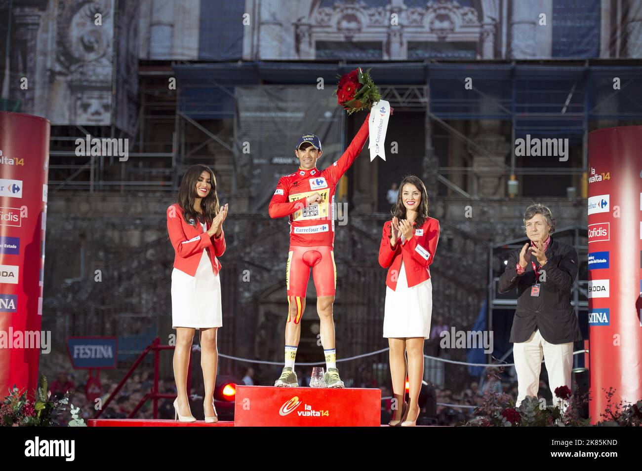 Alberto Contador wins the 2014 Vuelta Espana Stock Photo - Alamy