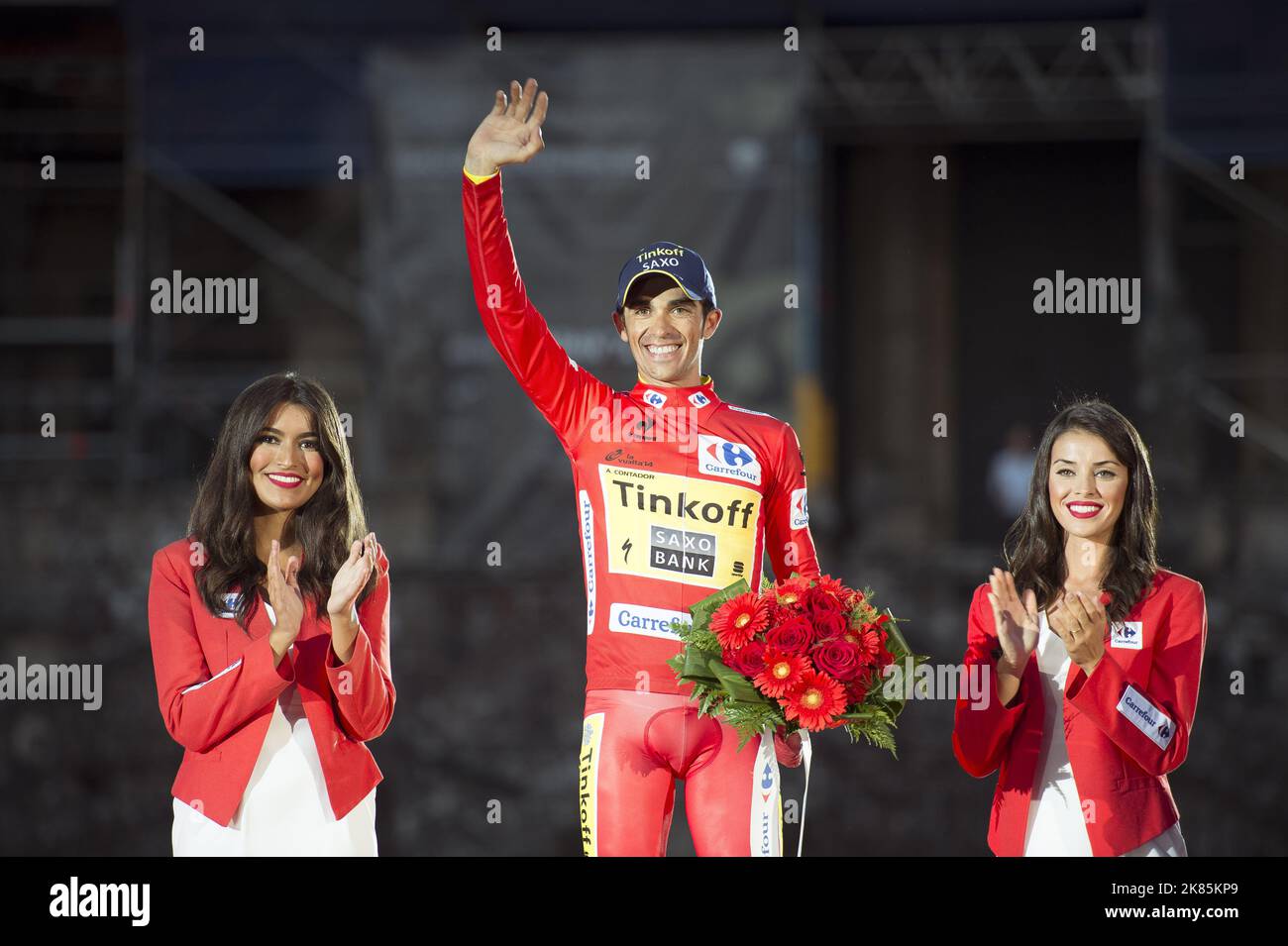 Alberto Contador wins the 2014 Vuelta Espana Stock Photo - Alamy