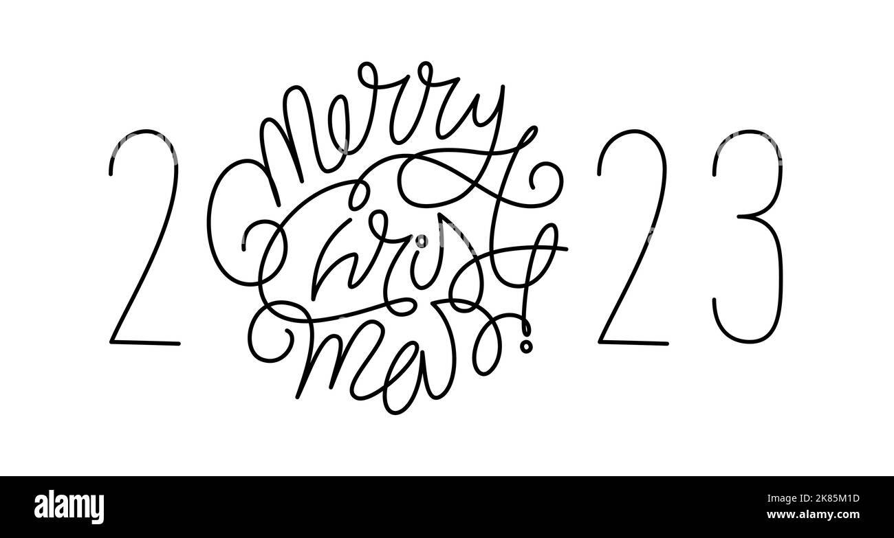 2023 lettering Black and White Stock Photos & Images - Alamy